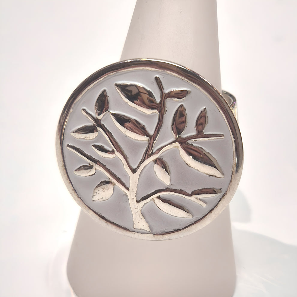 Sterling Silver Tree of Life Ring – For the Love of Silver
