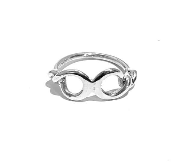 Double loop ring – For the Love of Silver